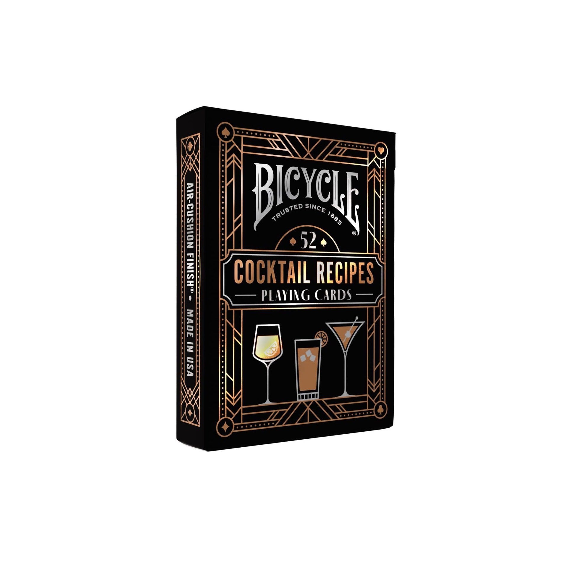 Bicycle Cocktail Playing Cards, Includes 52 Cocktail Recipes Featuring ...